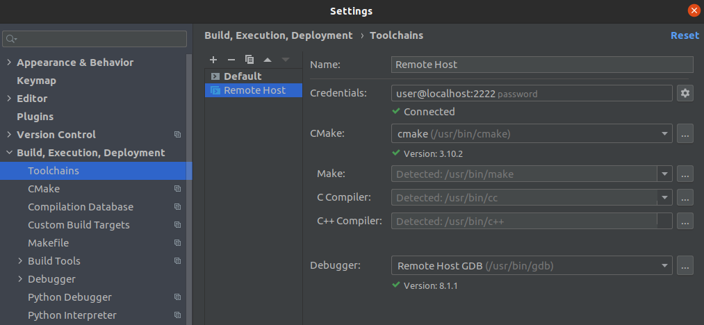 Using CLion with Docker – Thinking Toasters